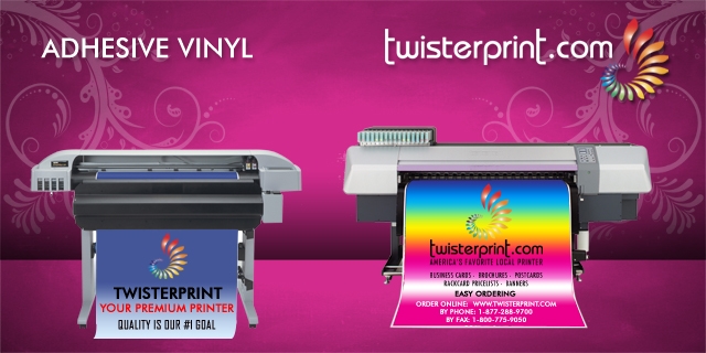 Vinyl Sticker Printing | Adhesive Printing in Visalia | Twisterprint